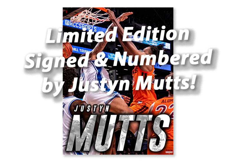 Signed Justyn Mutts Poster